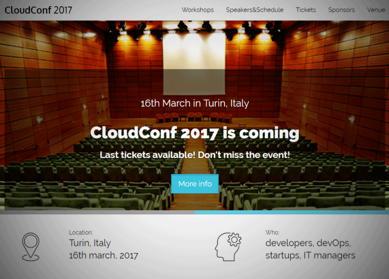 CLOUDCONF 2017: L’EVENTO DELL’ANNO SUL CLOUD COMPUTING - Criticalcase